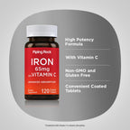 Vitamin C enhanced iron absorption