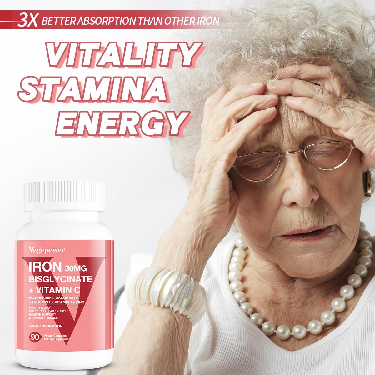 vitamin C enhanced iron supplement