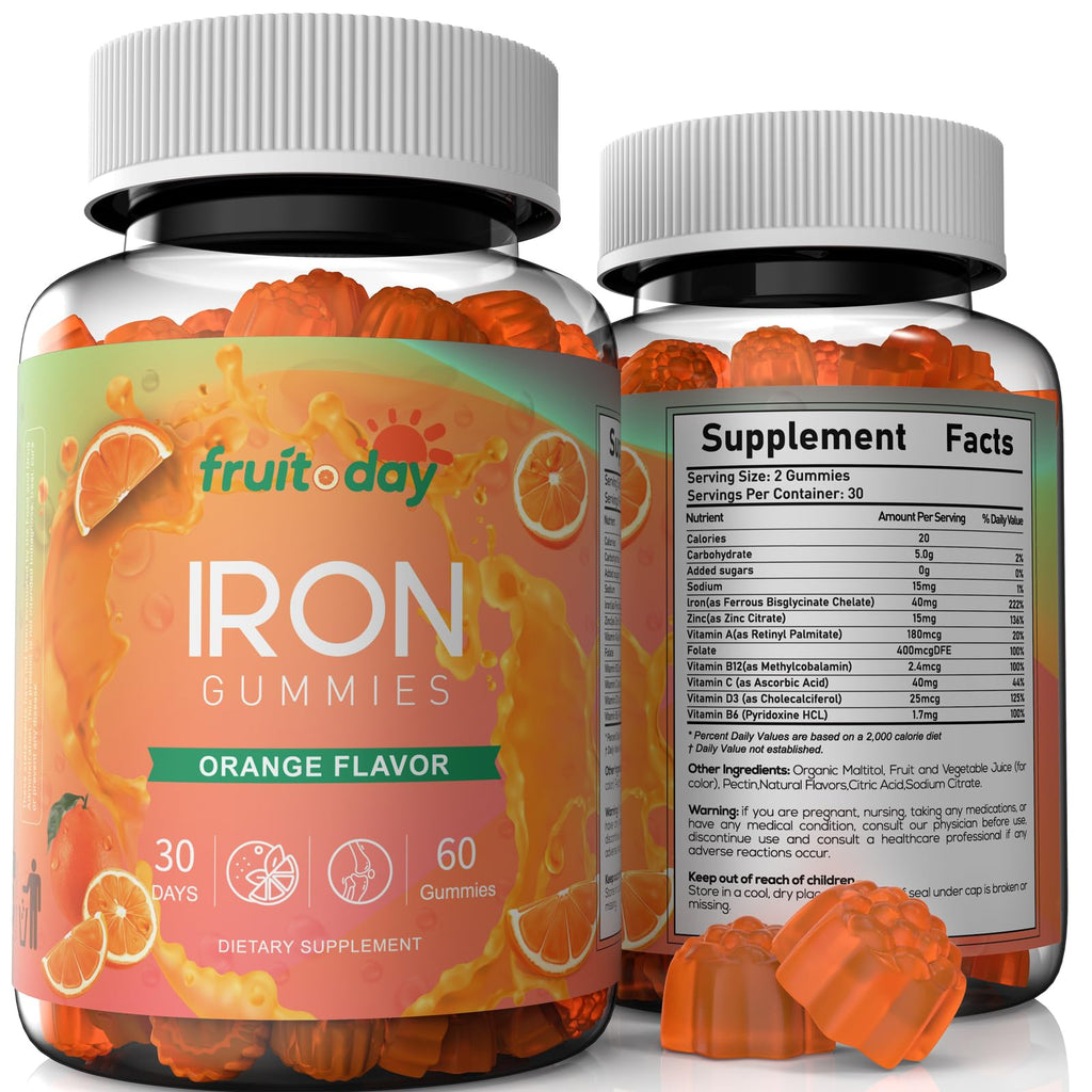 Vitamin C enhanced iron supplement