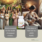 Vitamin C enhances iron absorption