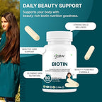 Vitamin C enriched biotin capsules