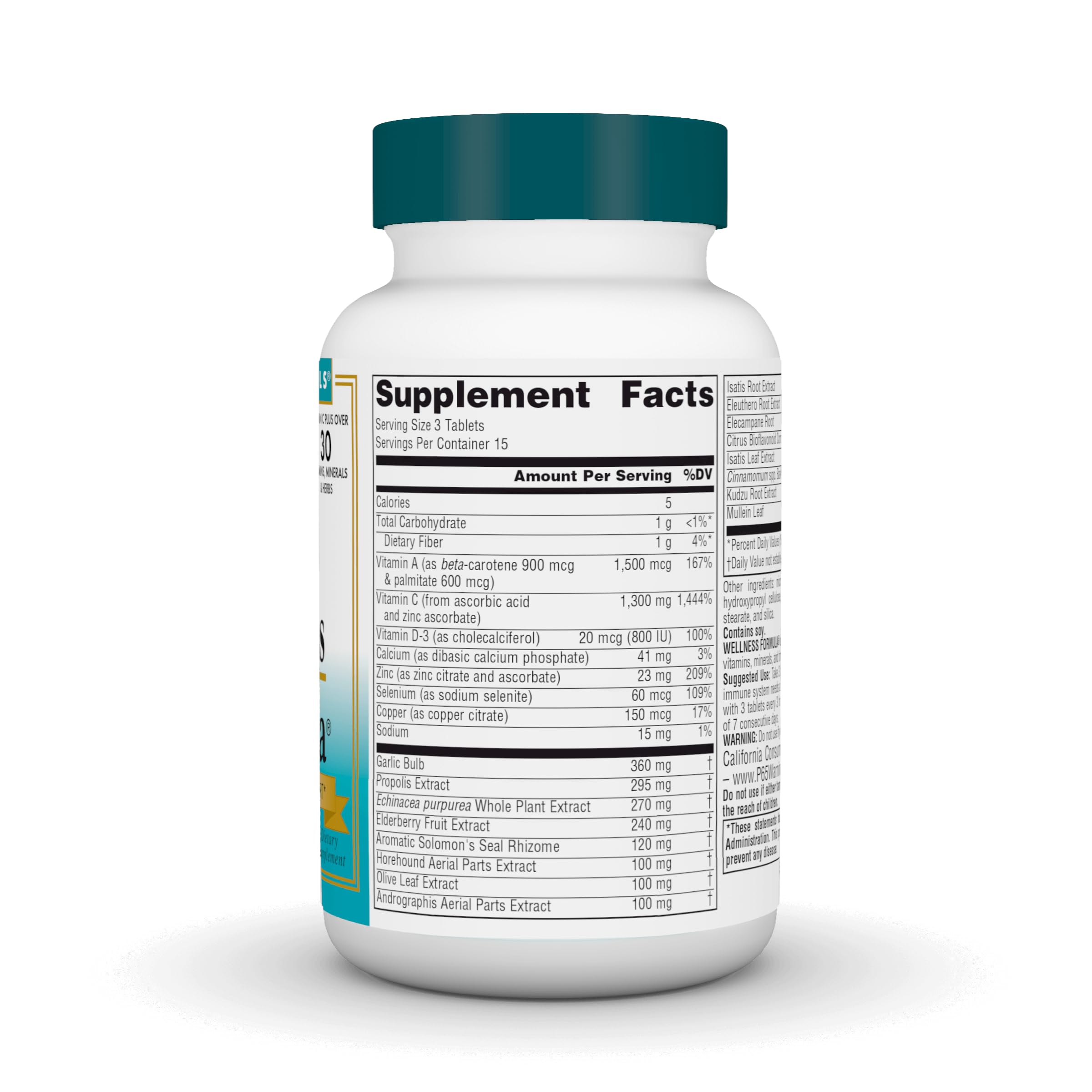 vitamin C enriched blended supplements