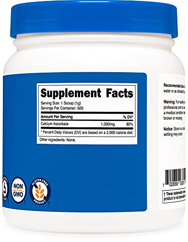 Vitamin C enriched calcium supplement