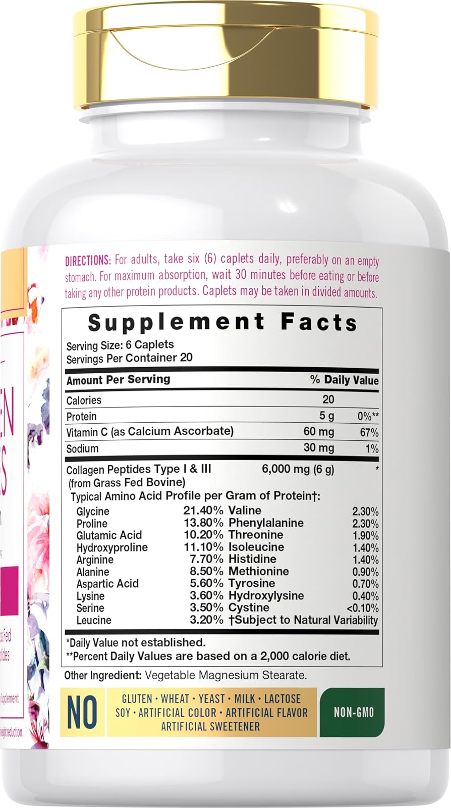 Vitamin C enriched collagen supplement