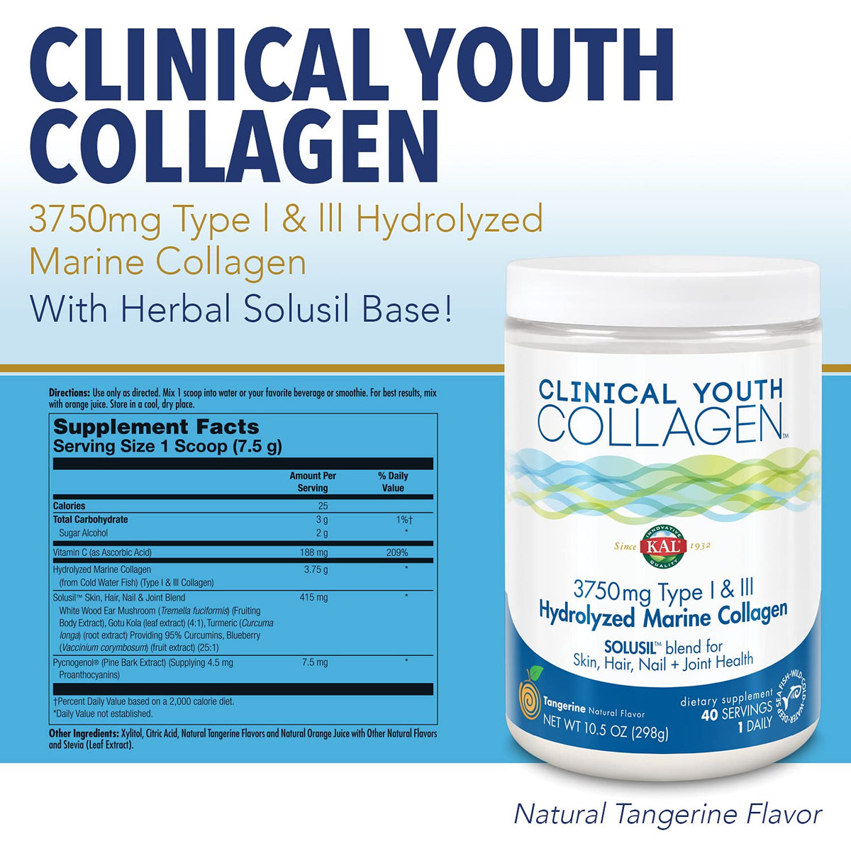 Vitamin C enriched collagen supplement