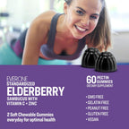vitamin C enriched elderberry gummies