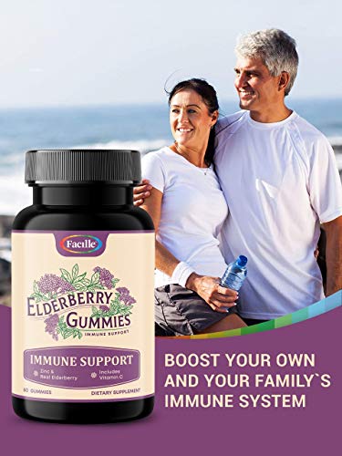 vitamin C enriched elderberry gummies