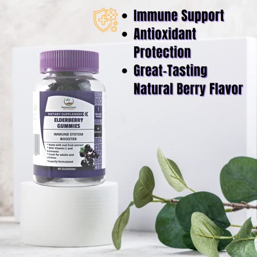 vitamin C enriched elderberry gummies