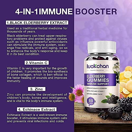 vitamin C enriched elderberry gummies