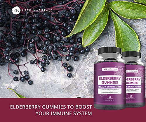 vitamin C enriched elderberry gummies