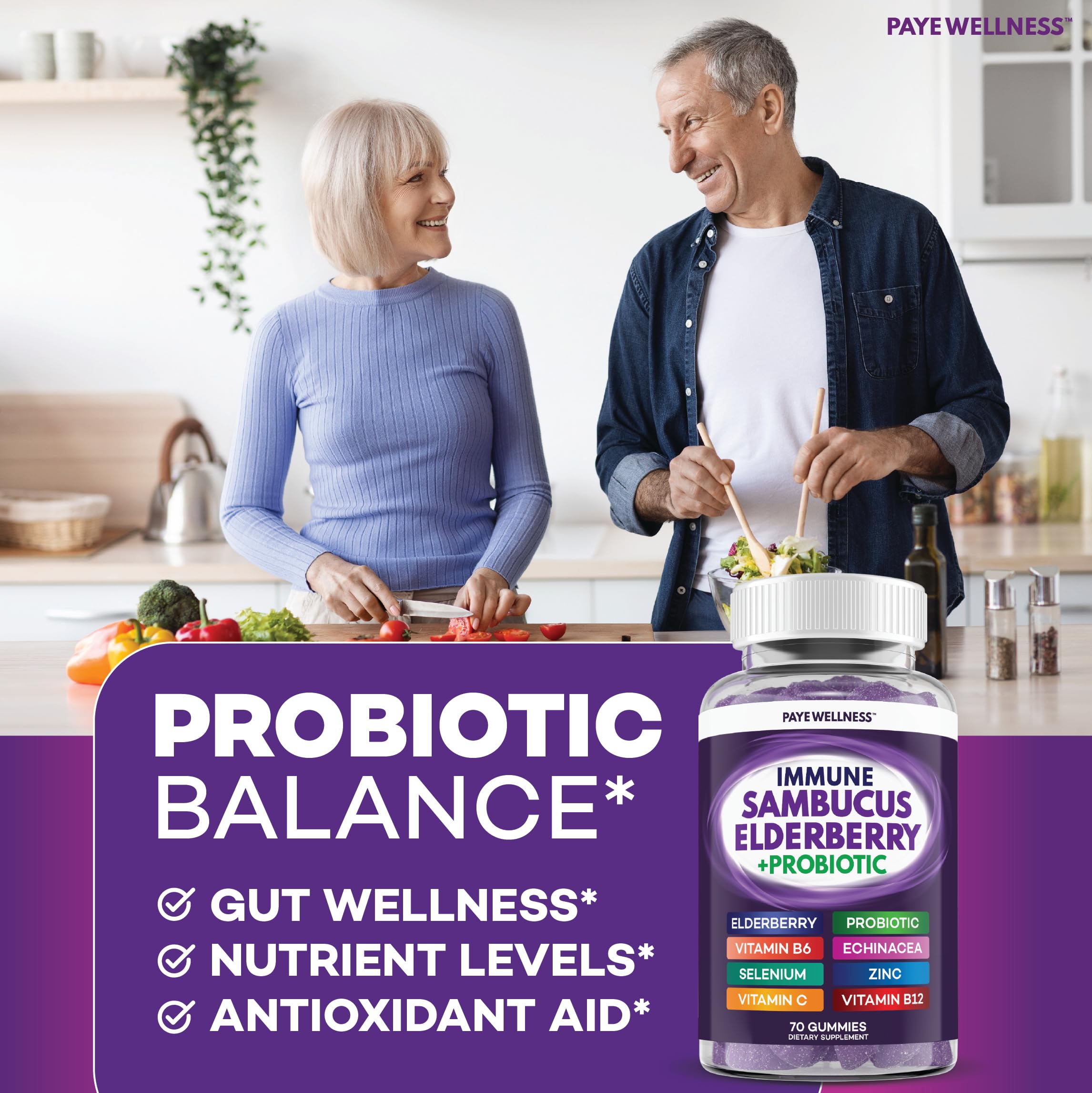 vitamin C enriched elderberry gummies
