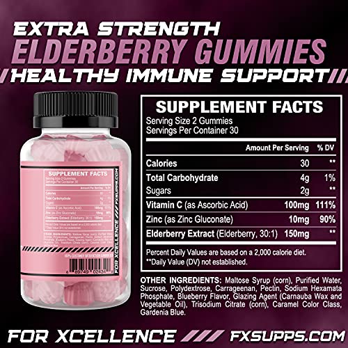 vitamin C enriched elderberry gummies