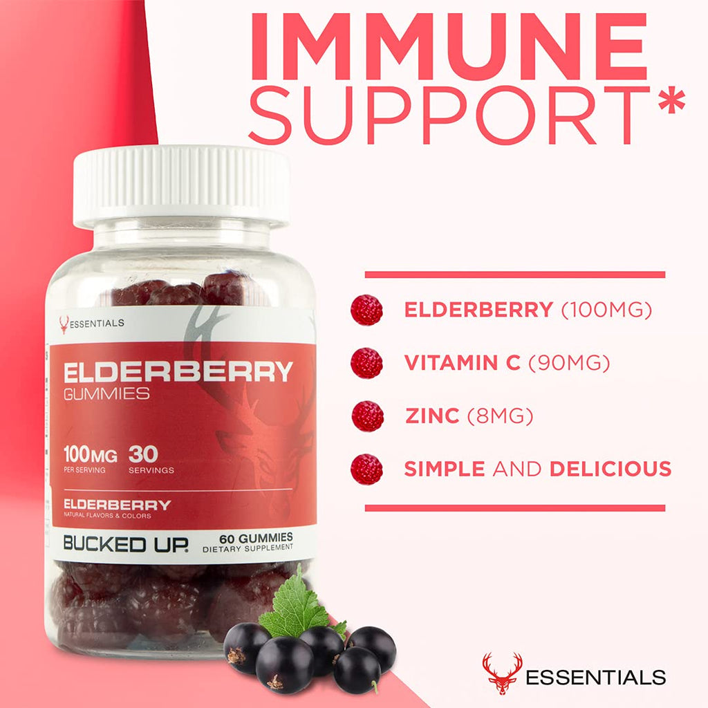 vitamin C enriched elderberry gummies