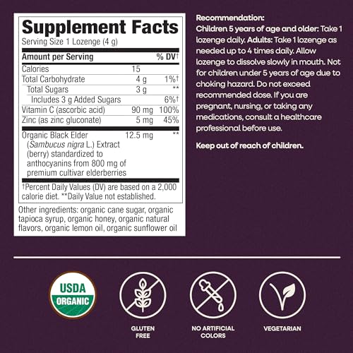 Vitamin C enriched elderberry immune support