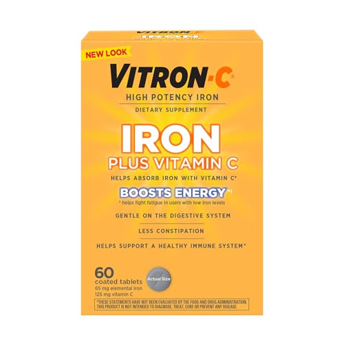 Vitamin C enriched iron pills
