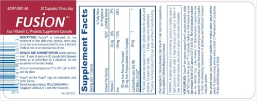 Vitamin C enriched iron supplement