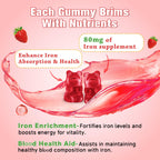 Vitamin C enriched iron supplements