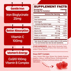 Vitamin C enriched iron supplements
