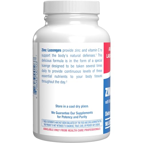vitamin C enriched zinc lozenges
