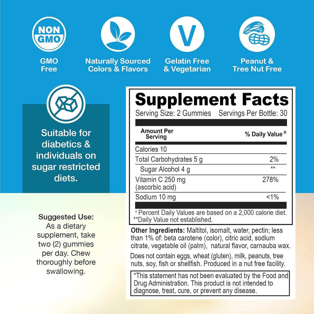 Vitamin C gummies for daily wellness