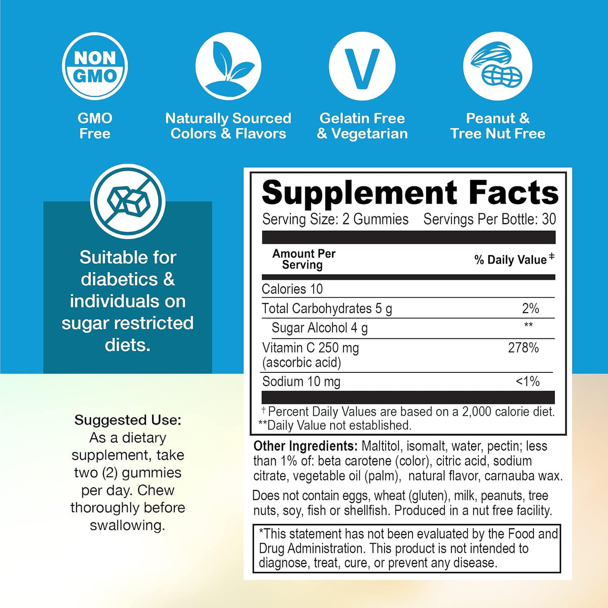 Vitamin C gummies for daily wellness