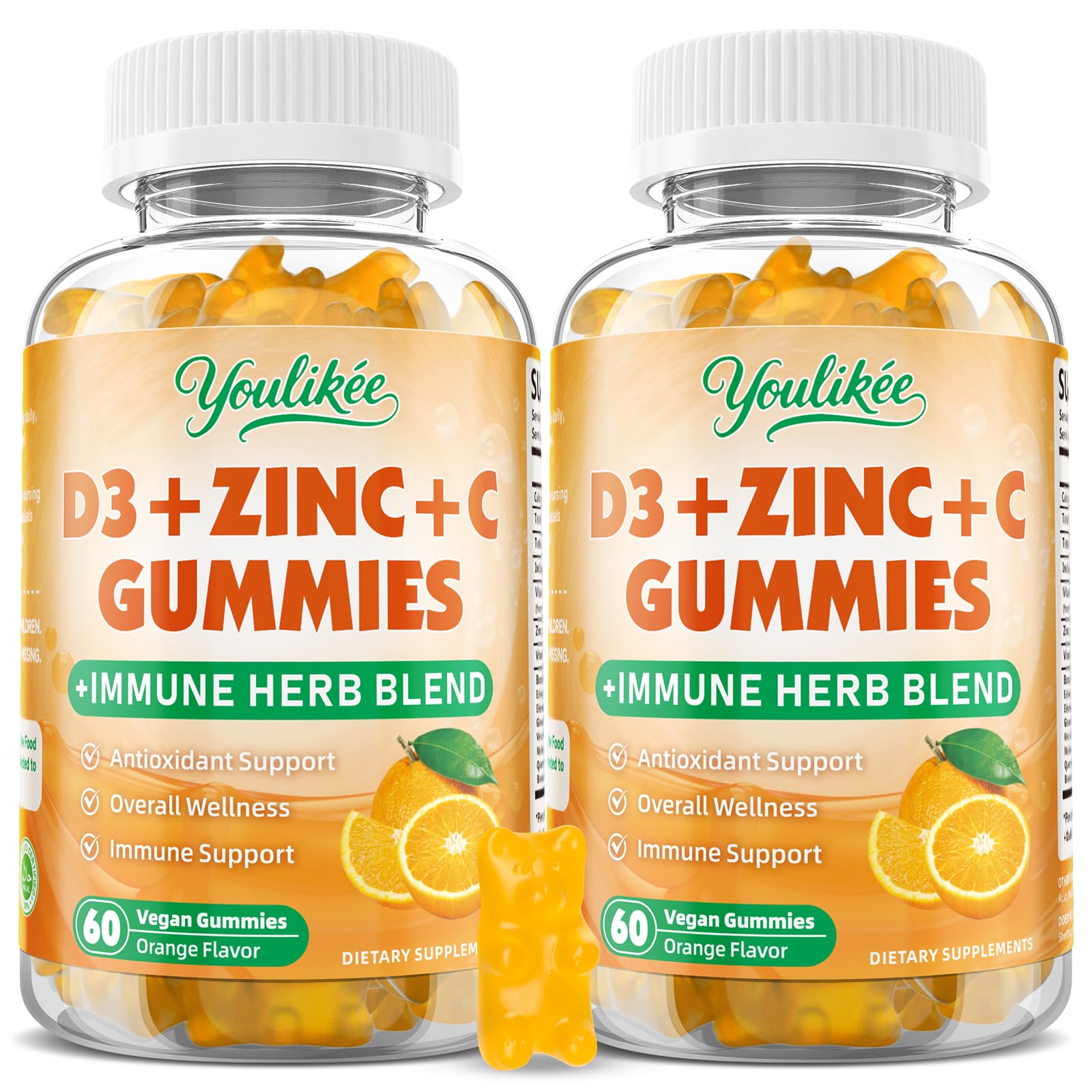 Vitamin C gummies for immune support