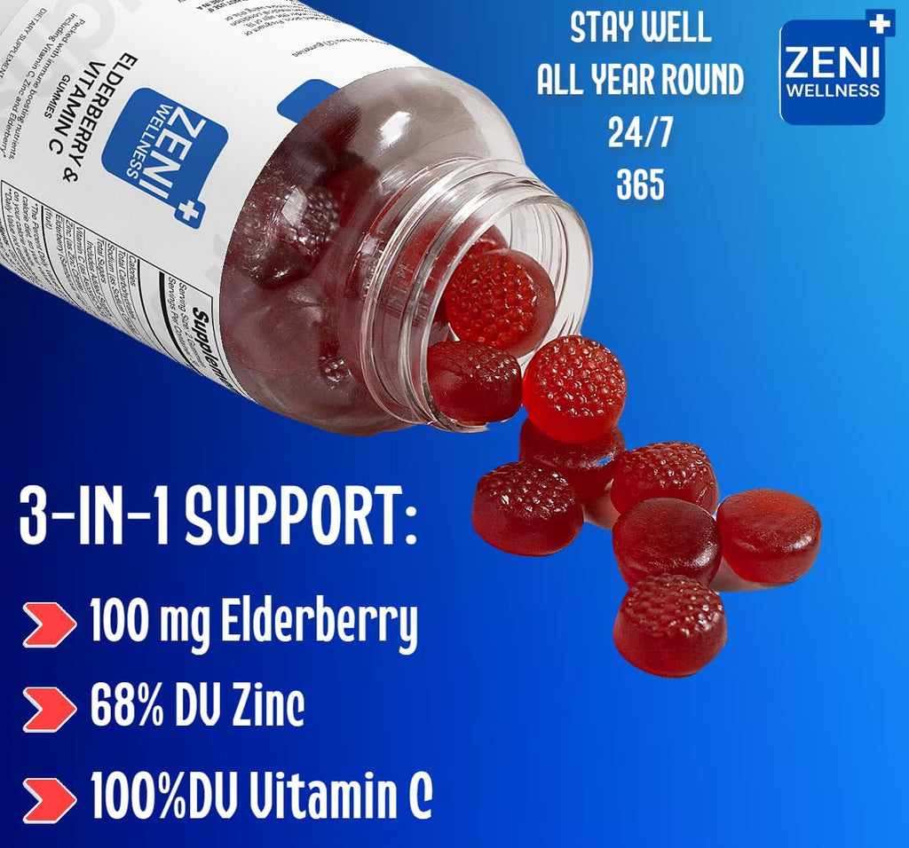 vitamin C gummies with elderberry