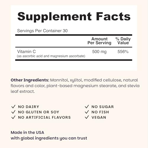 Vitamin C immune support supplement