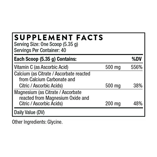 Vitamin C infused calcium powder