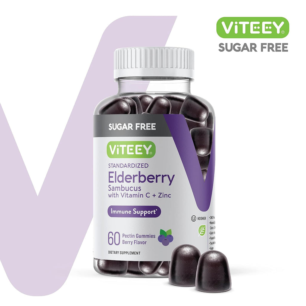 Vitamin C infused elderberry gummies