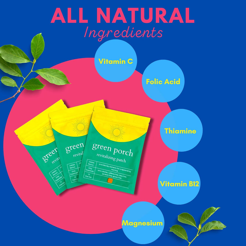 Vitamin C infused recovery patches