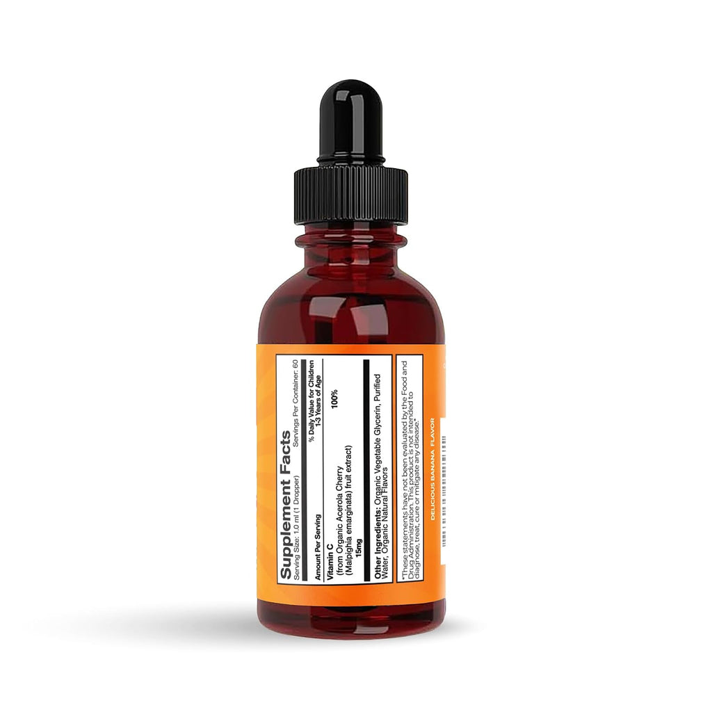 Vitamin C liquid drops for energy