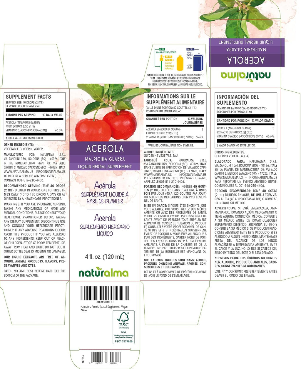 Vitamin C liquid extract for immunity