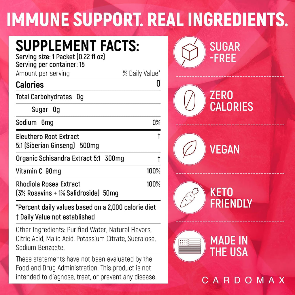 Vitamin C packets for immune support