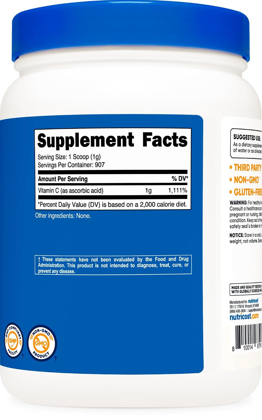 vitamin c powder for antioxidant support