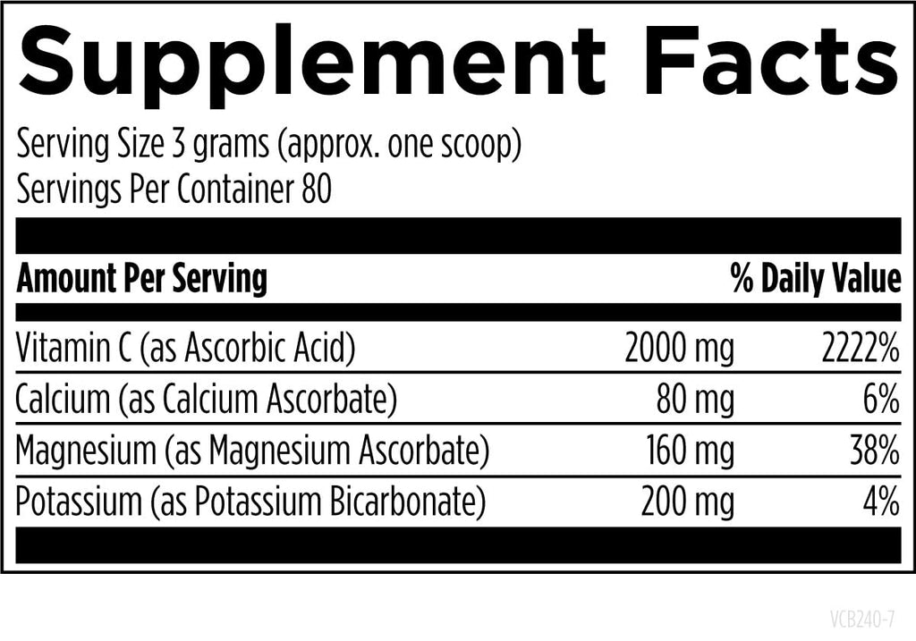 Vitamin C powder for daily wellness