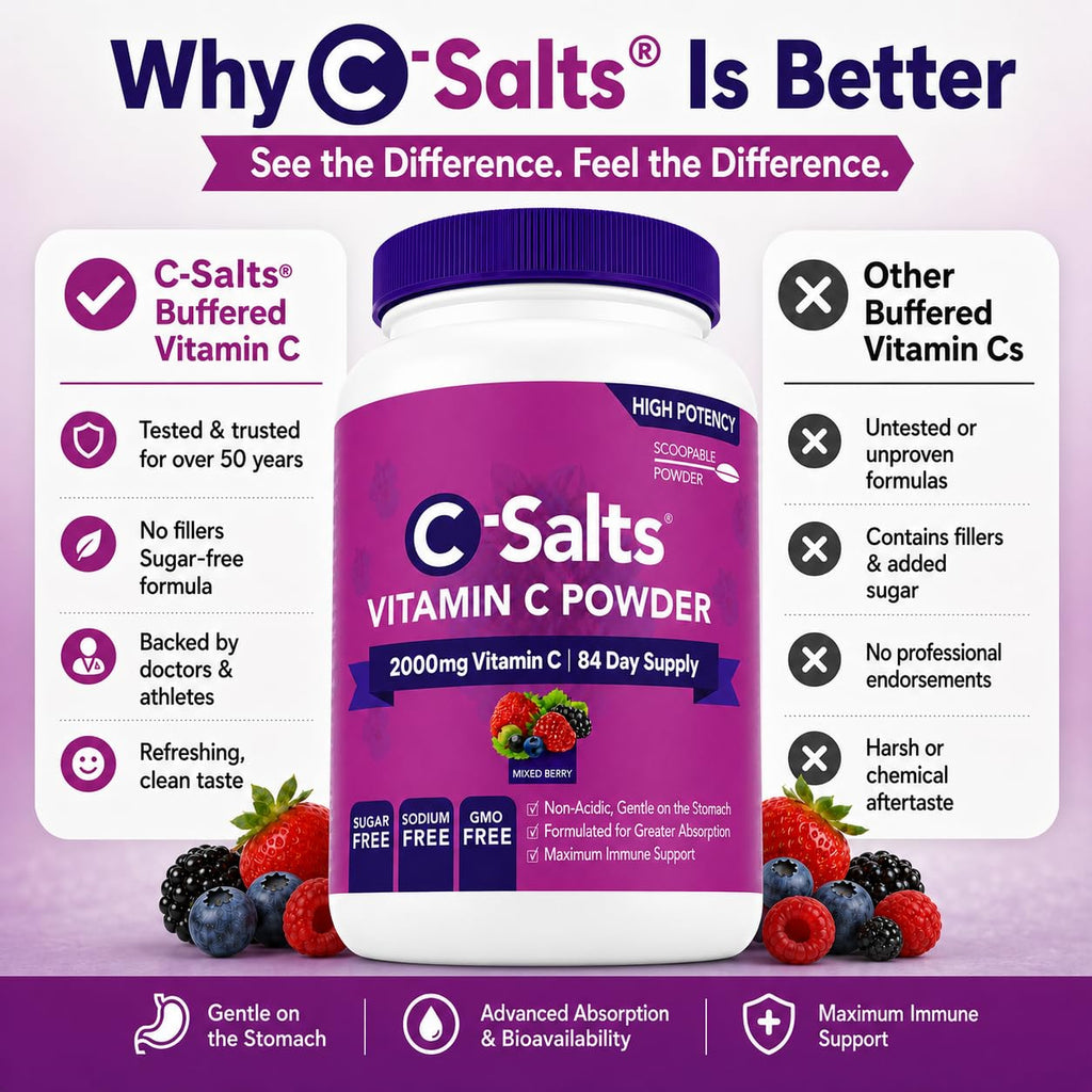 Vitamin C powder for immune support