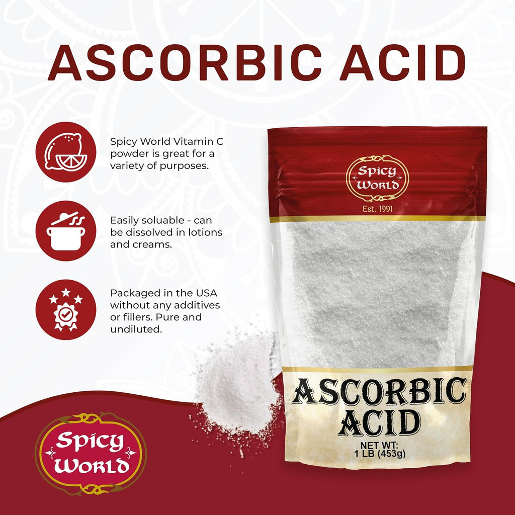 Vitamin C powder for skin health
