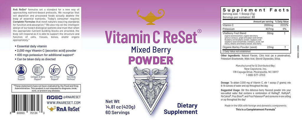 Vitamin C Reset for skin health