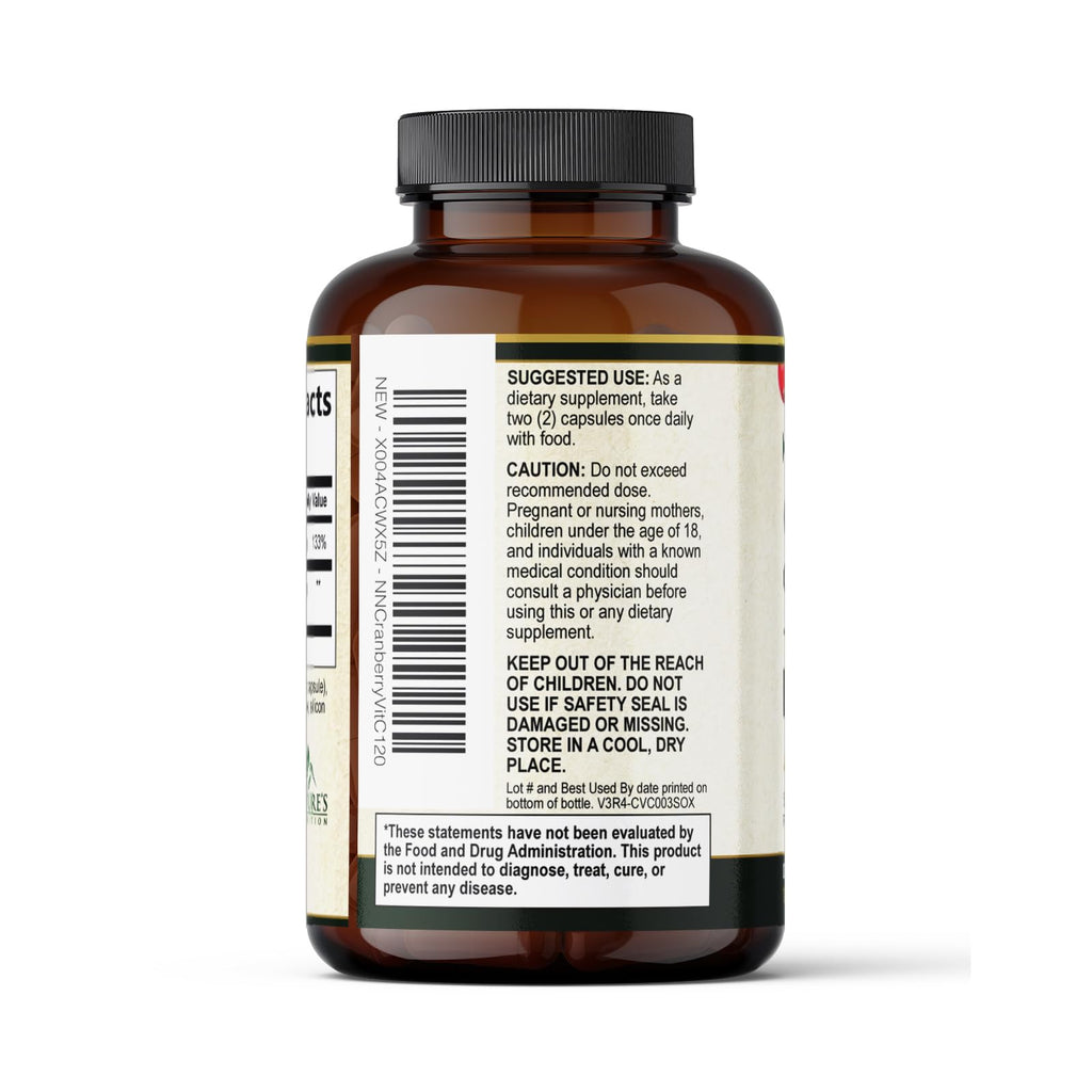 Vitamin C rich Cranberry capsules