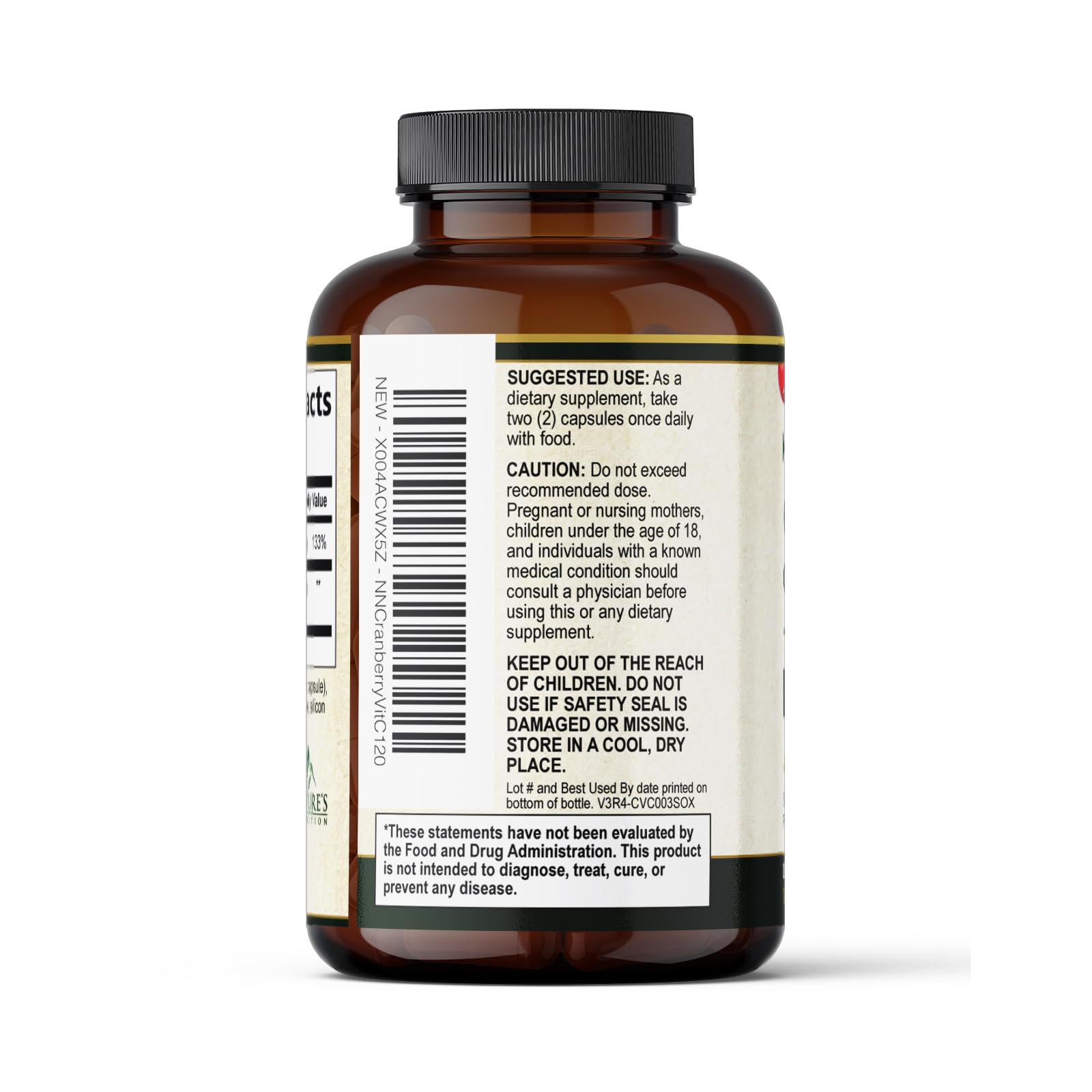 Vitamin C rich Cranberry capsules