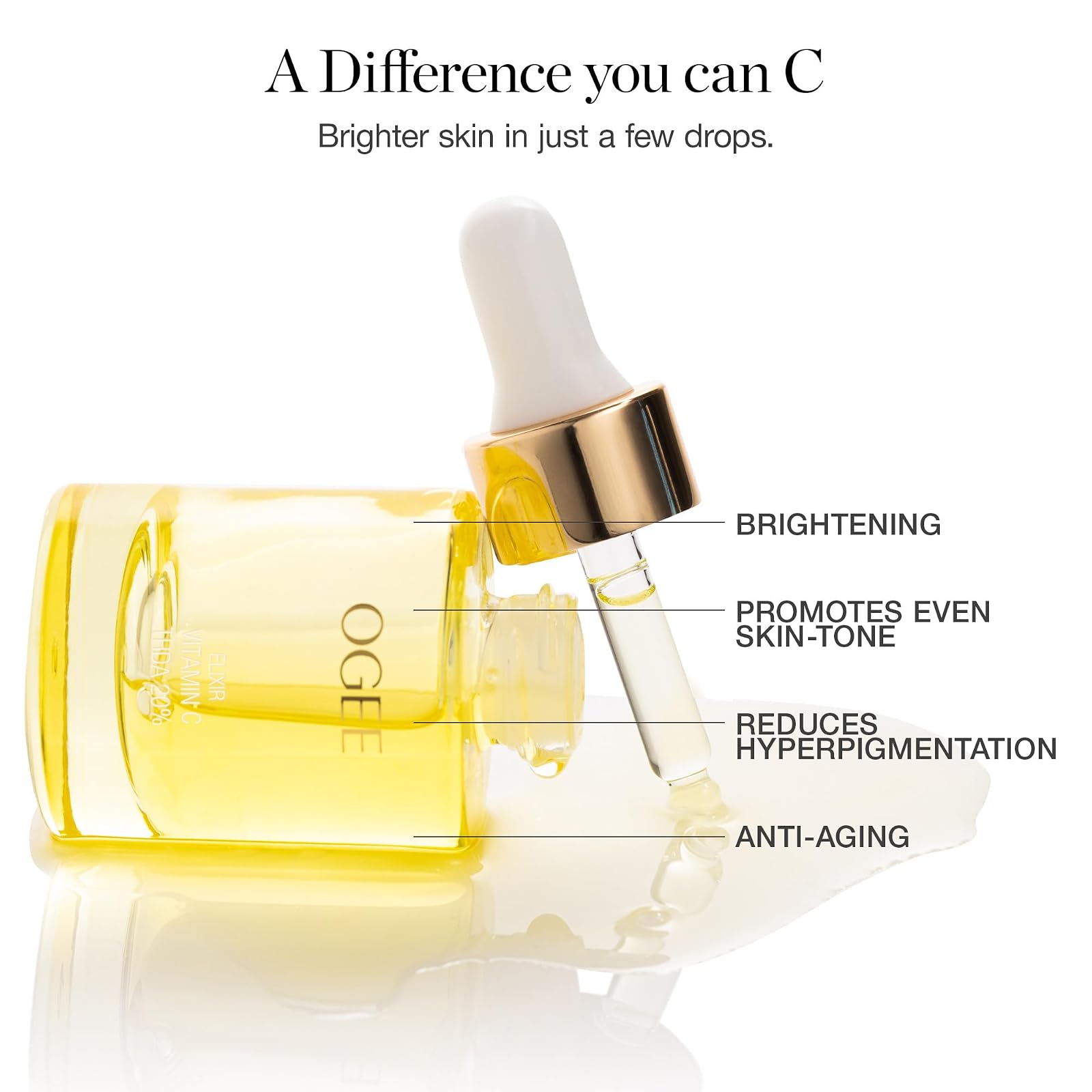 Vitamin C serum THDA for anti-aging