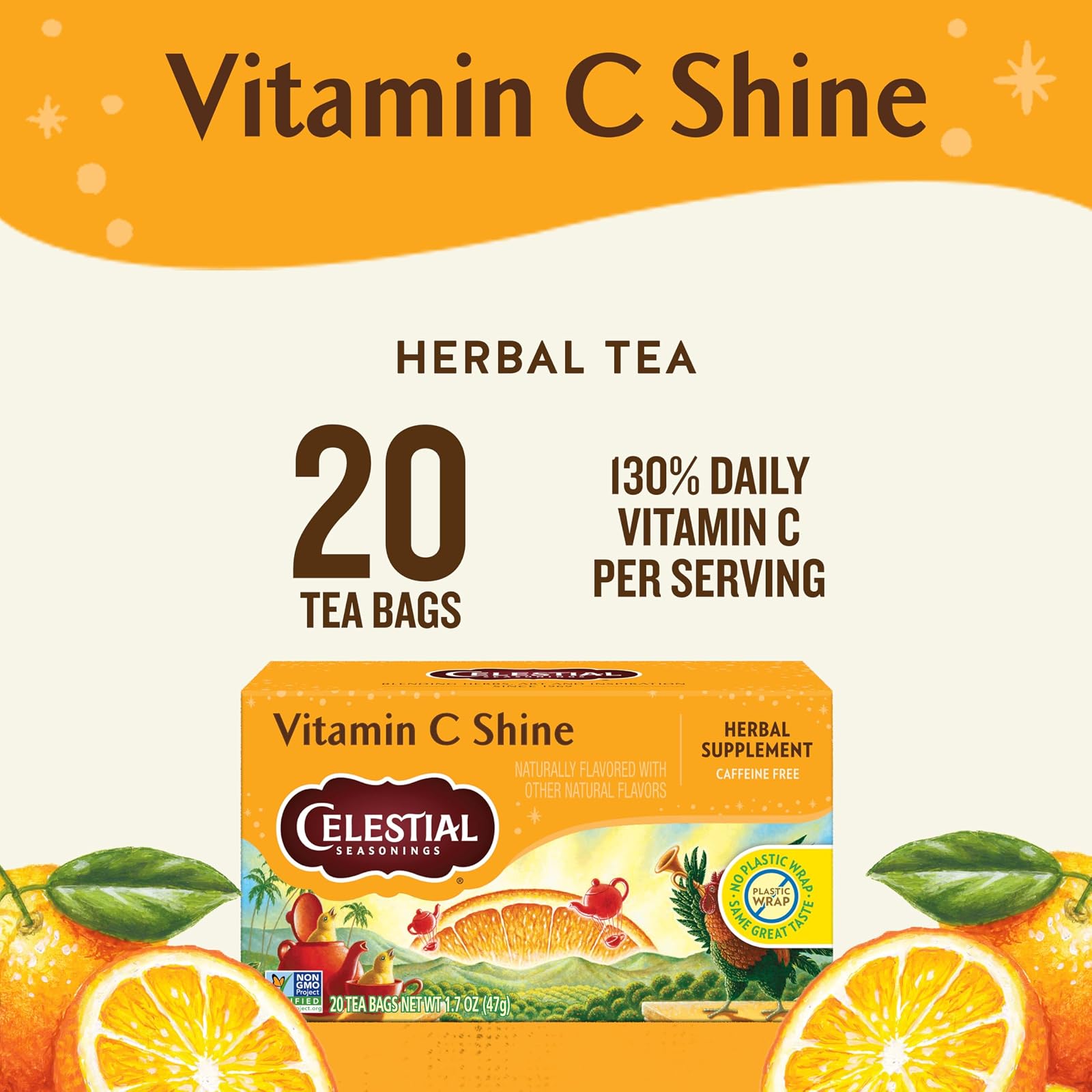 Vitamin C shine herbal detox tea