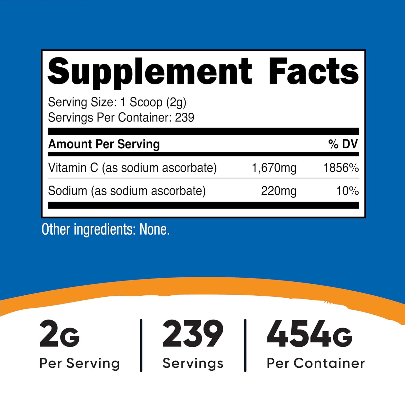 Vitamin C sodium ascorbate for immune support