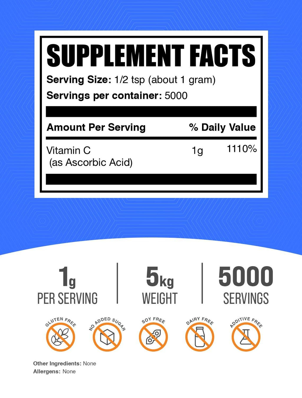 Vitamin C supplement for immunity
