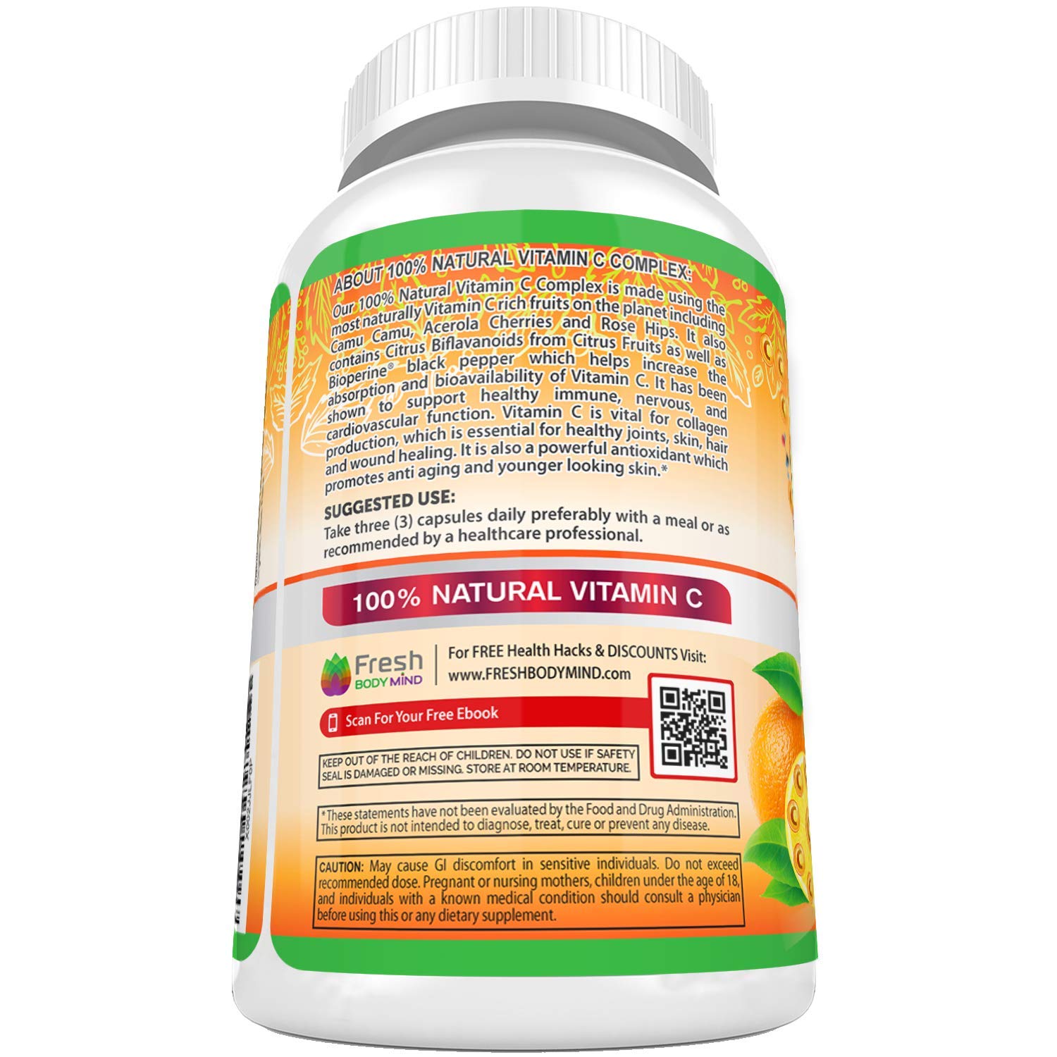 Vitamin C supplement for overall wellness