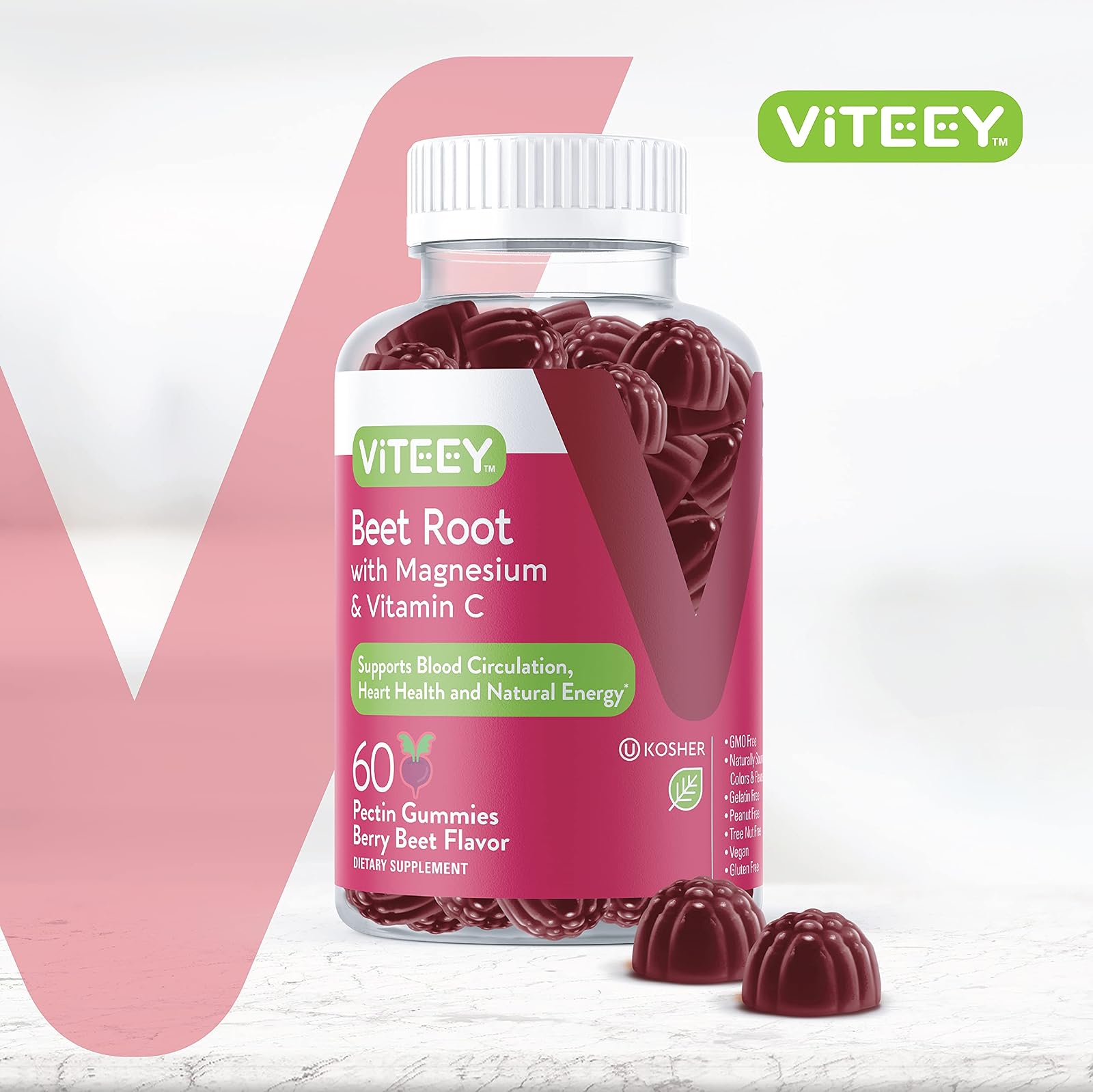 Vitamin C supplement with beetroot extract