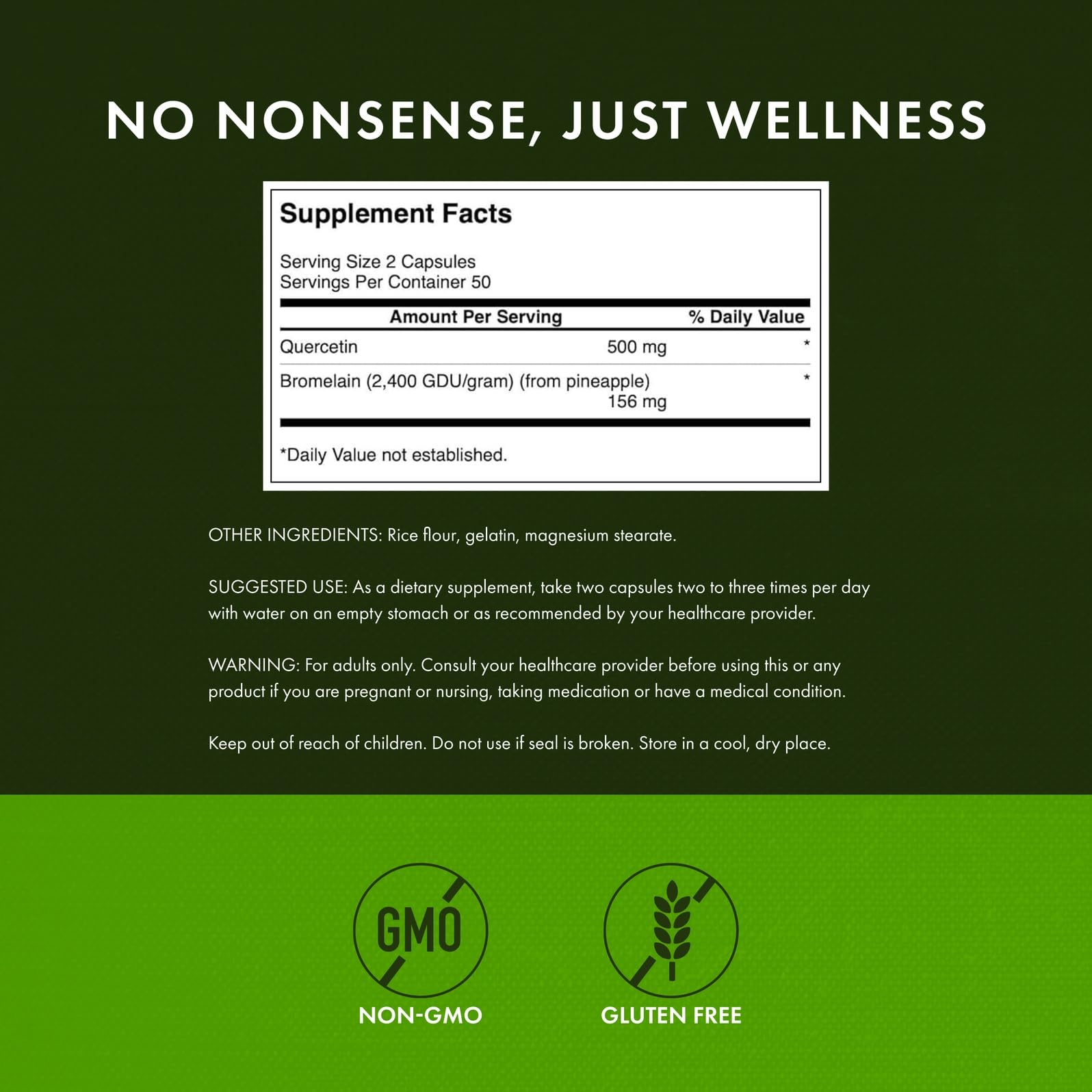 Vitamin C supplement with Quercetin