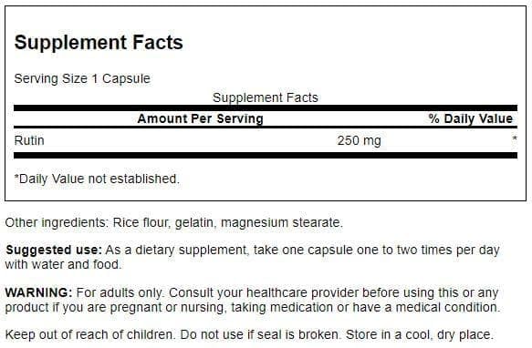 Vitamin C support with Rutin