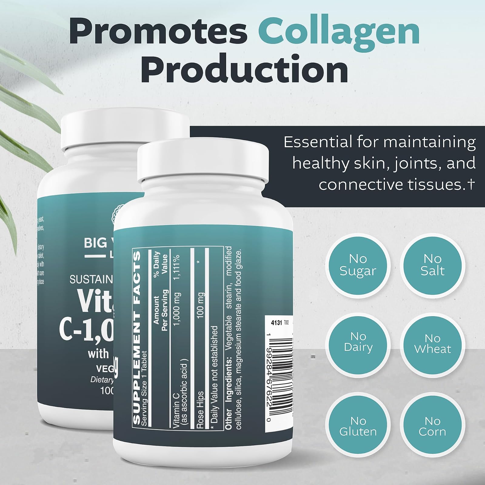 Vitamin C tablets for energy boost